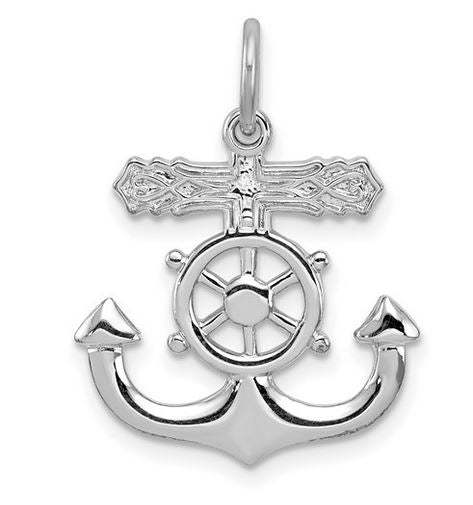 Sterling Silver Mariners Cross Pendant