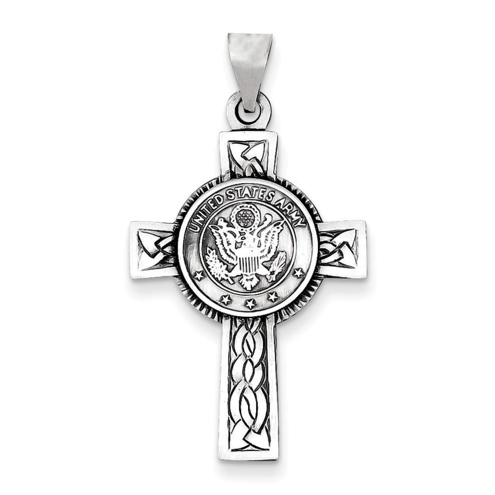 Sterling Silver US Army Cross Pendant