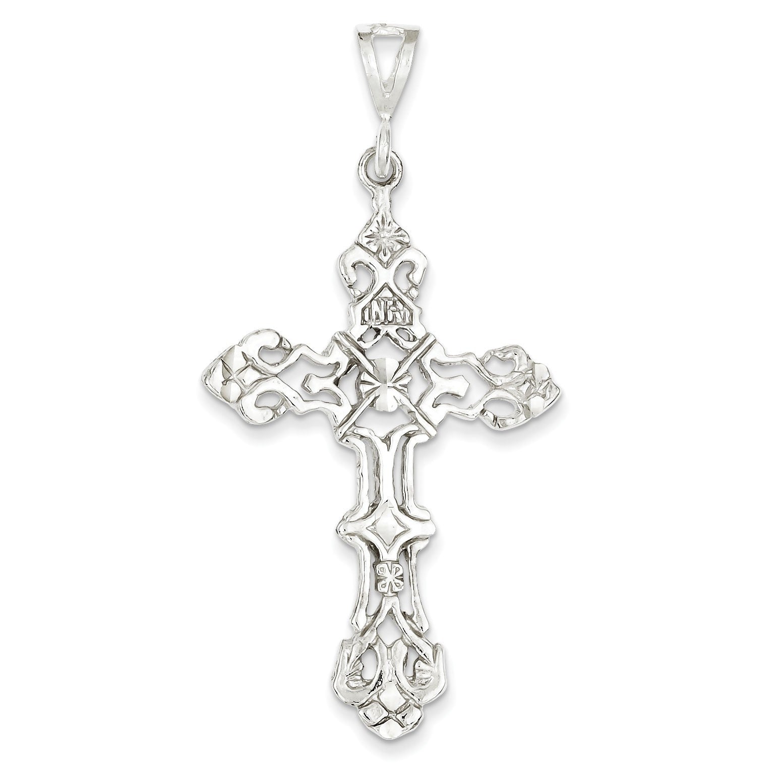 Sterling Silver INRI Cross Pendant